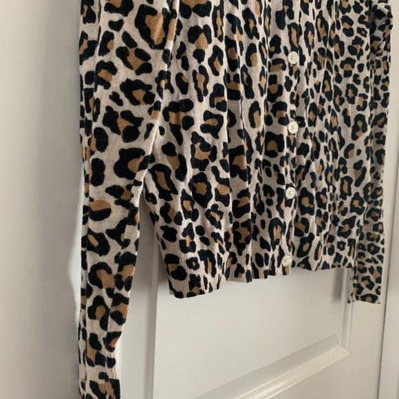 LOFT | Sweaters | Loft Cheetah Animal Print Button Down Sweater | Poshmark